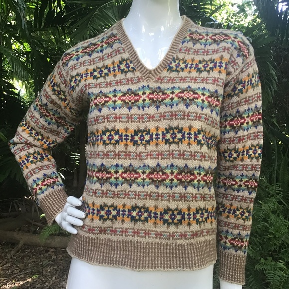 Sweaters | Vintage Wool Sweater From The 7s | Poshmark